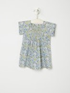 Crea Junior | Bonpoint Robe Smockee Pais S04XDRW000019 - 515 FL BLEU